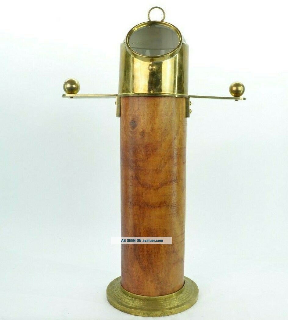 Binnacle Brass With Post Gimbaled Helmet Compass Is Made Germany Ship ...