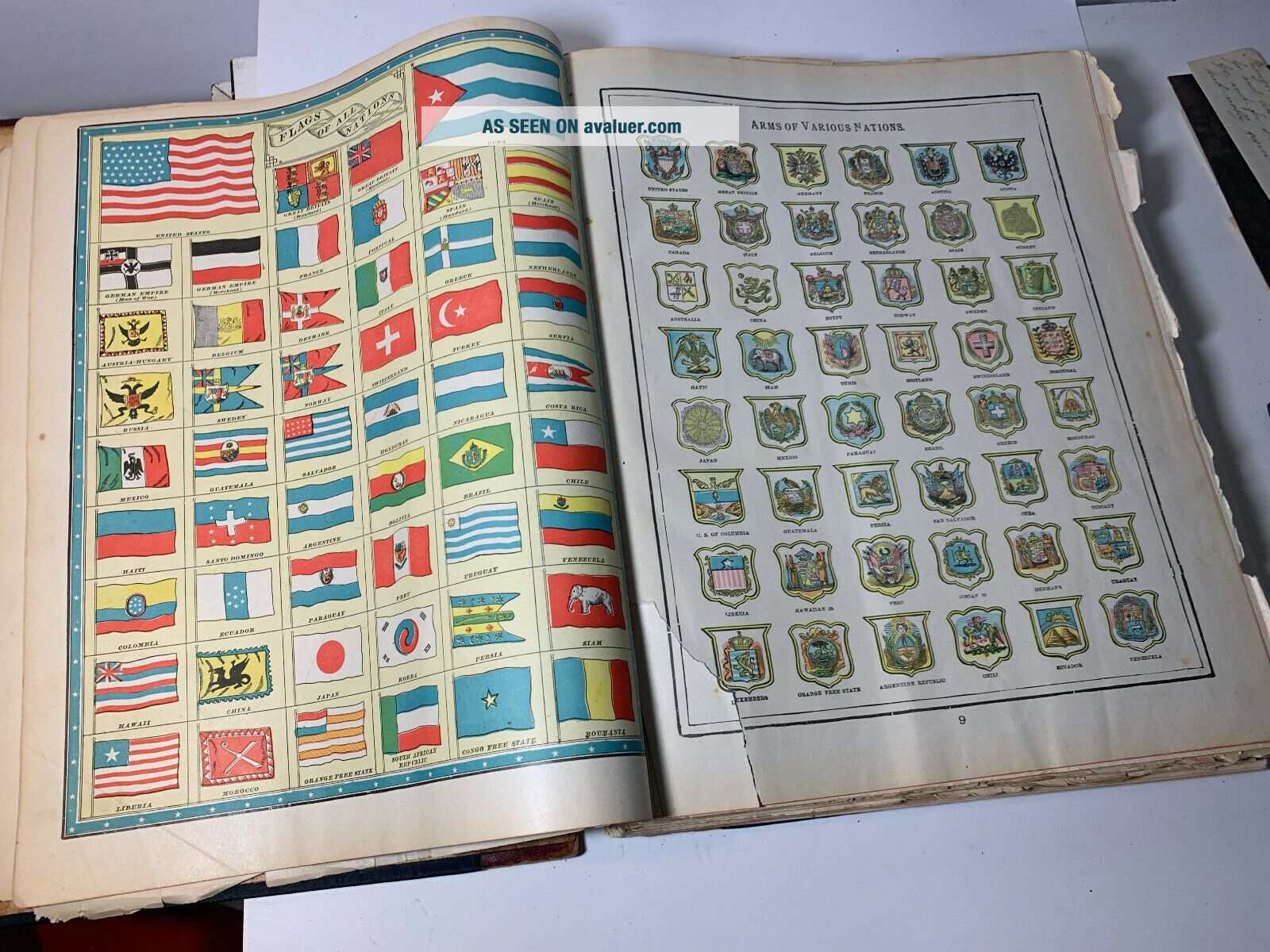 ANTIQUE 1901 CRAMS UNRIVALED WORLD FAMILY ATLAS INDEXED STREET MAPS ...