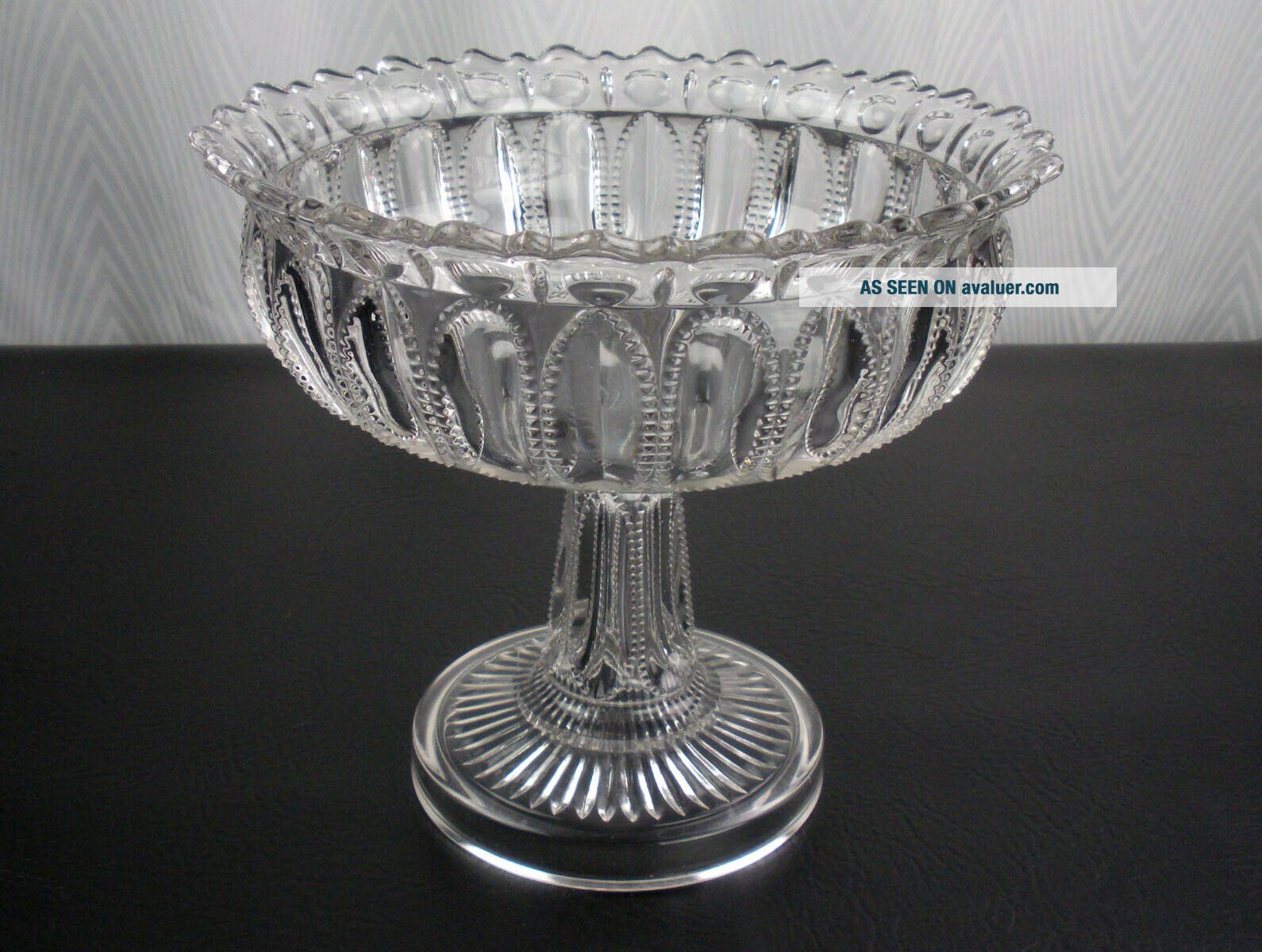 McKee The Prize Large Compote, Antique EAPG Glass C1901 True Open ...