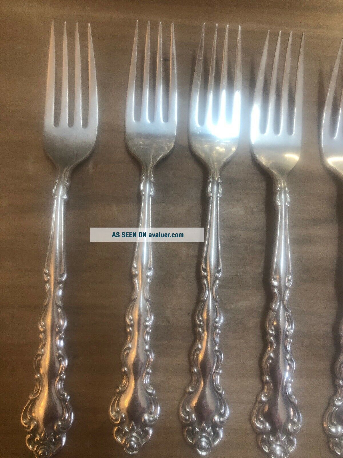 Oneida Community 1971 BEETHOVEN 6 Dinner Forks - Silver Plate Flatware ...