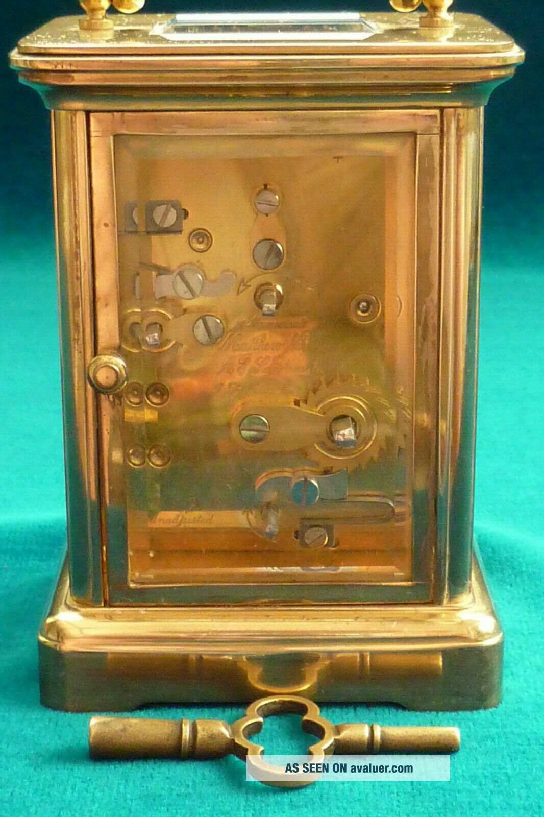 Matthew Norman London Alarm Carriage Clock, Key | #3682651