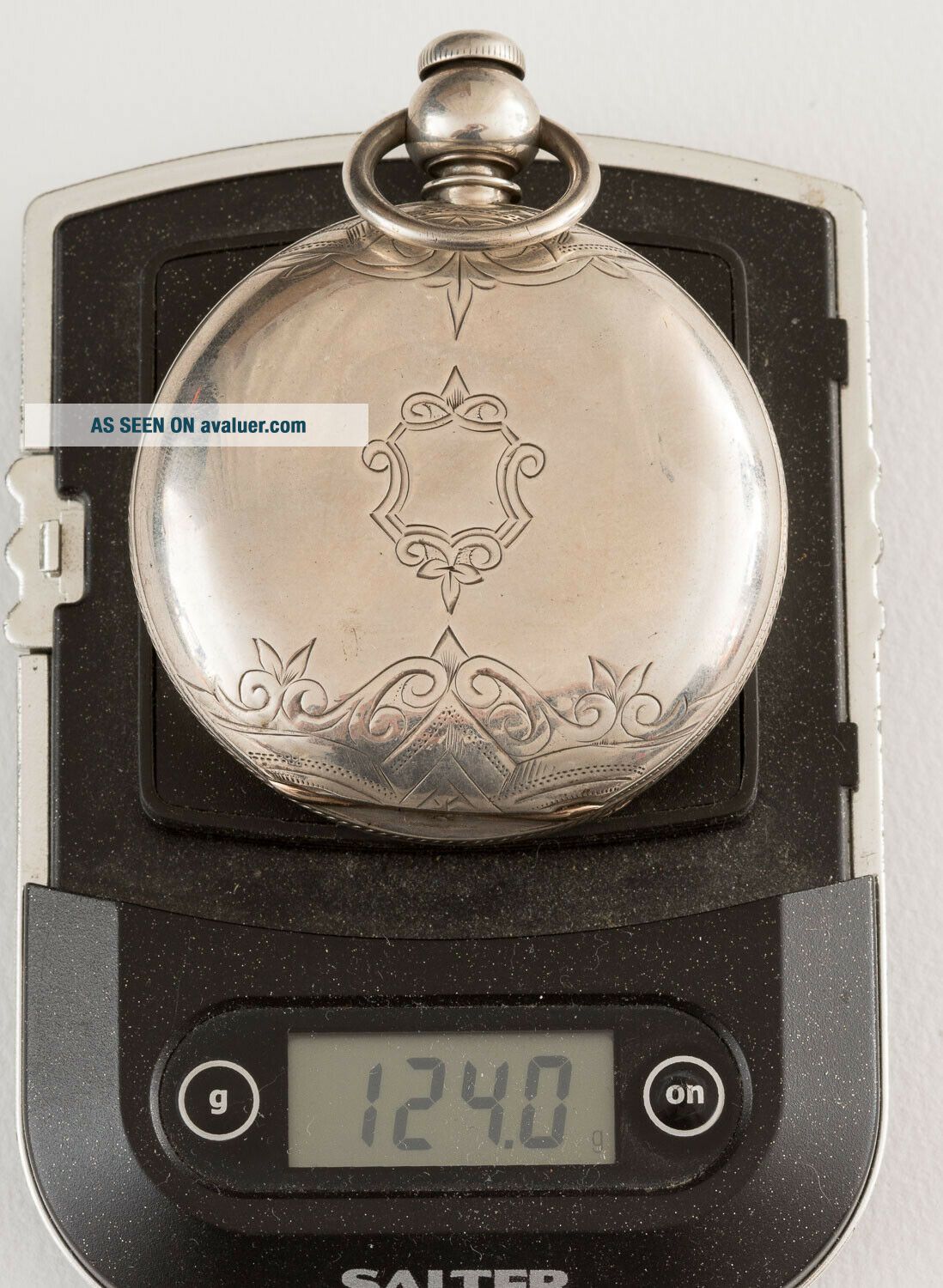 ANTIQUE COIN SILVER WBW & CO PHILA 18 SIZE POCKET WATCH CASE | #3685280
