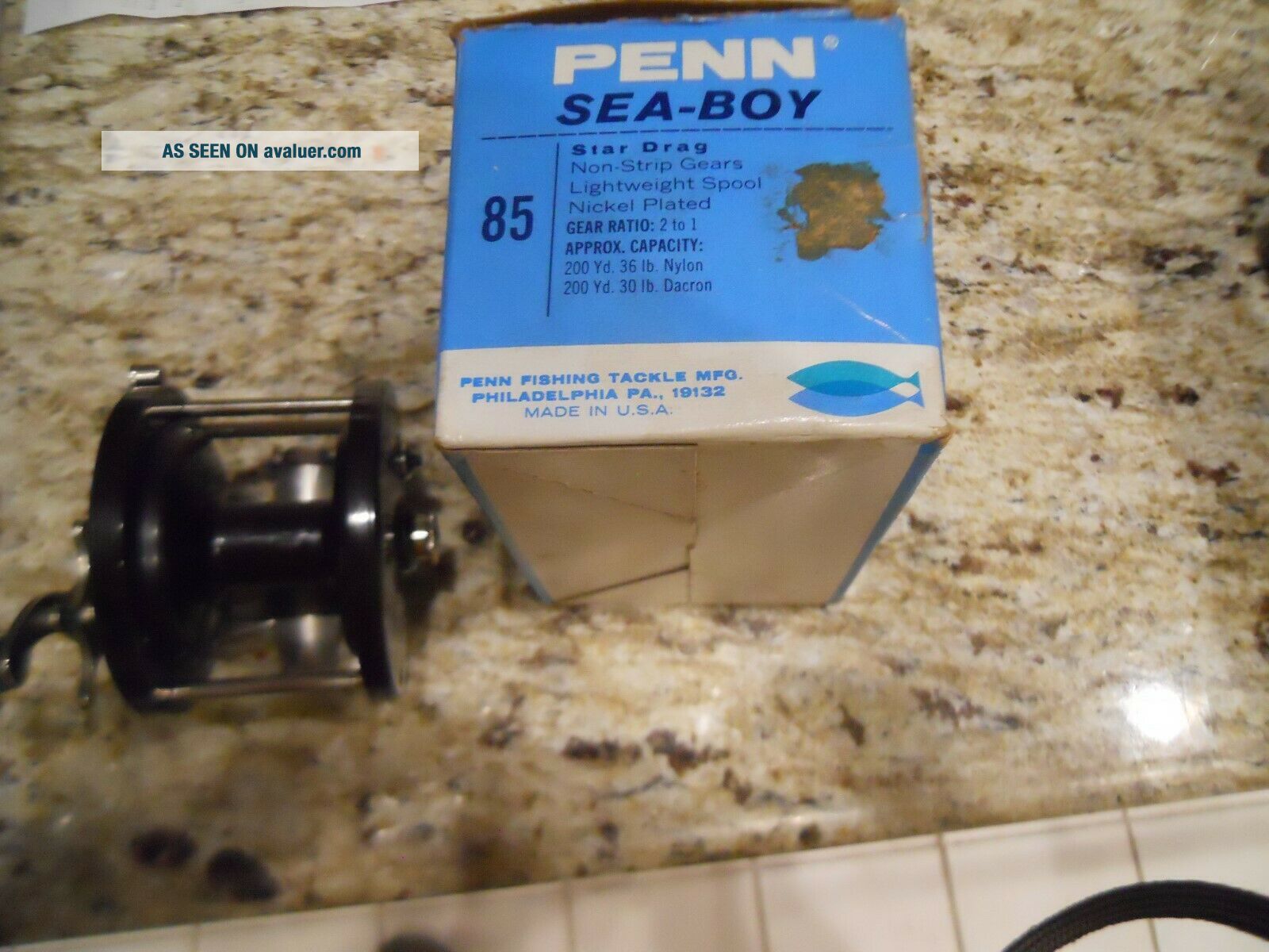 Vintage Penn " Sea - Boy " Model 85 Fresh/Salt Water Conventional ...