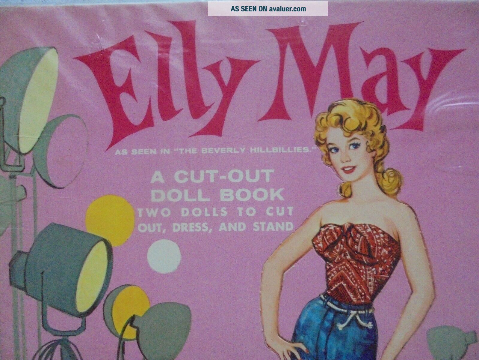 Elly May Clampett (The Beverly Hillibillies) Paper Doll Book Uncut 1963 ...
