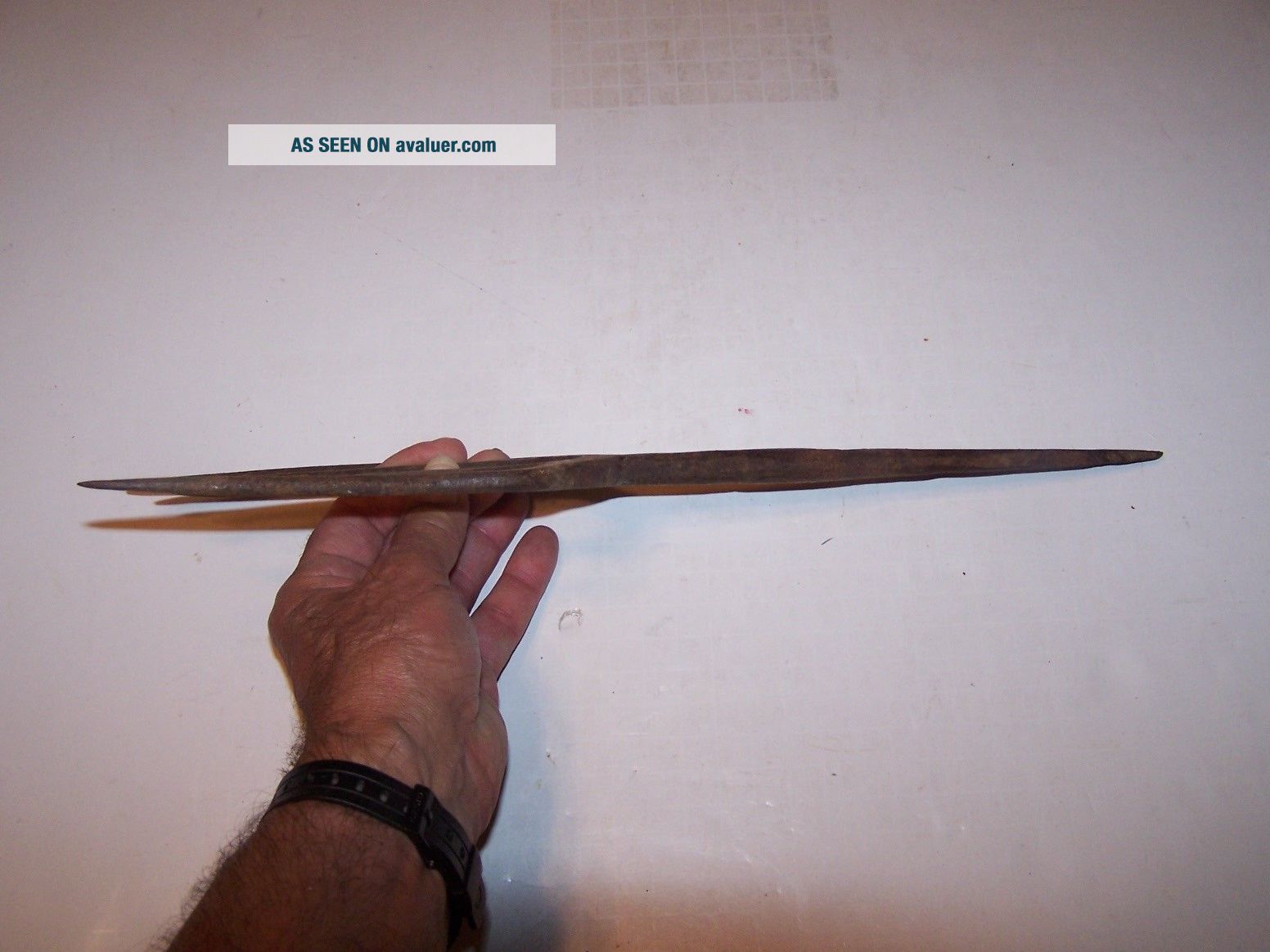 Vintage Cast Or Forged Iron Fishing Spear 4 Tine Americana Pre Owned ...