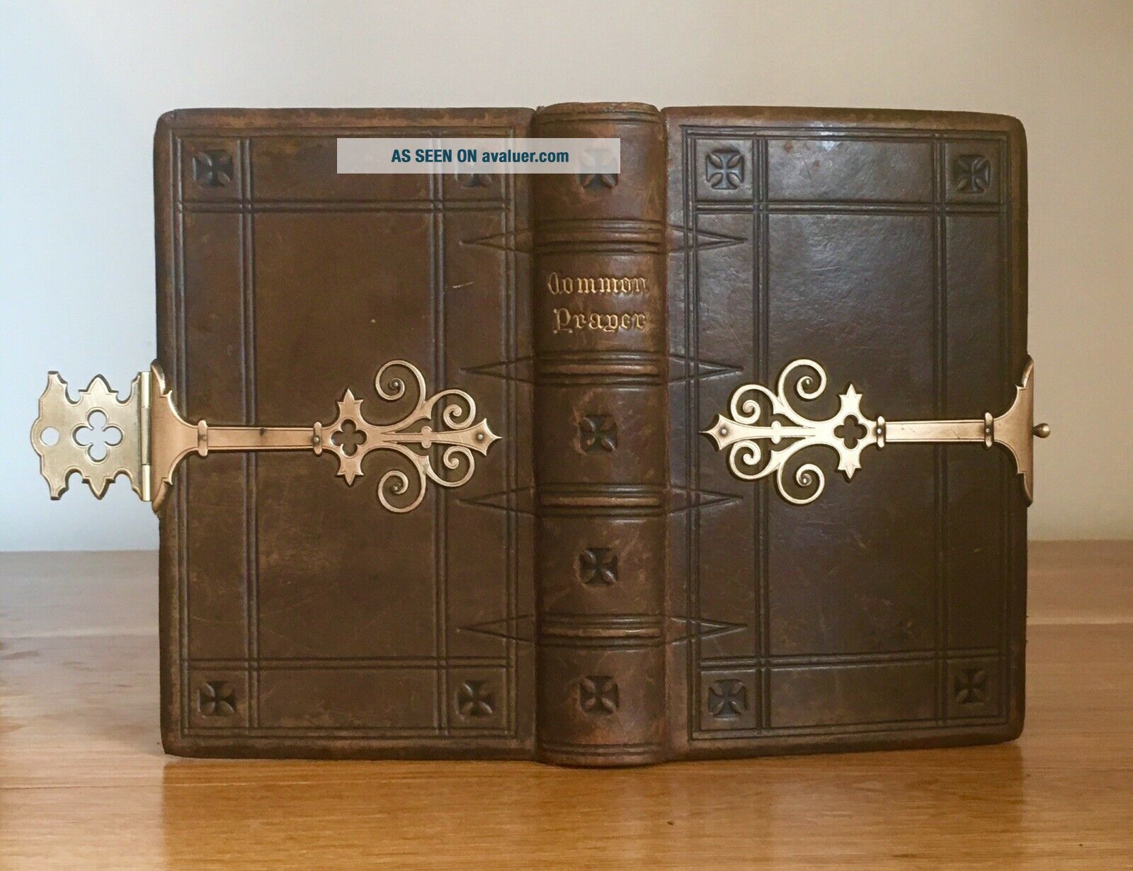 C1866 Old Antique Bible Oxford Gothic Book Of Common Prayer Fine ...