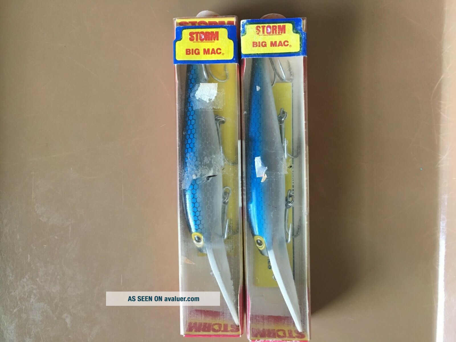TWO Vtg NOS Pre - Rapala Storm Big Mac Fishing Lure 7. 25 " // DR2 ...
