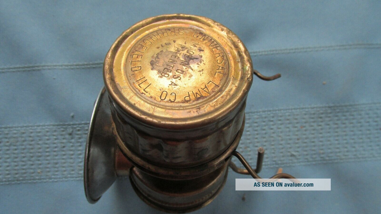 Six Patent Date Guys Dropper Miners Carbide Cap Lamp - Underground ...