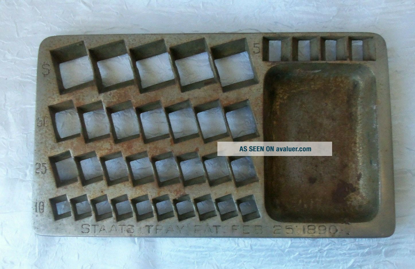 Antique 1890 Cast Iron STAATS MONEY CHANGER With Slot For Silver Dollar ...