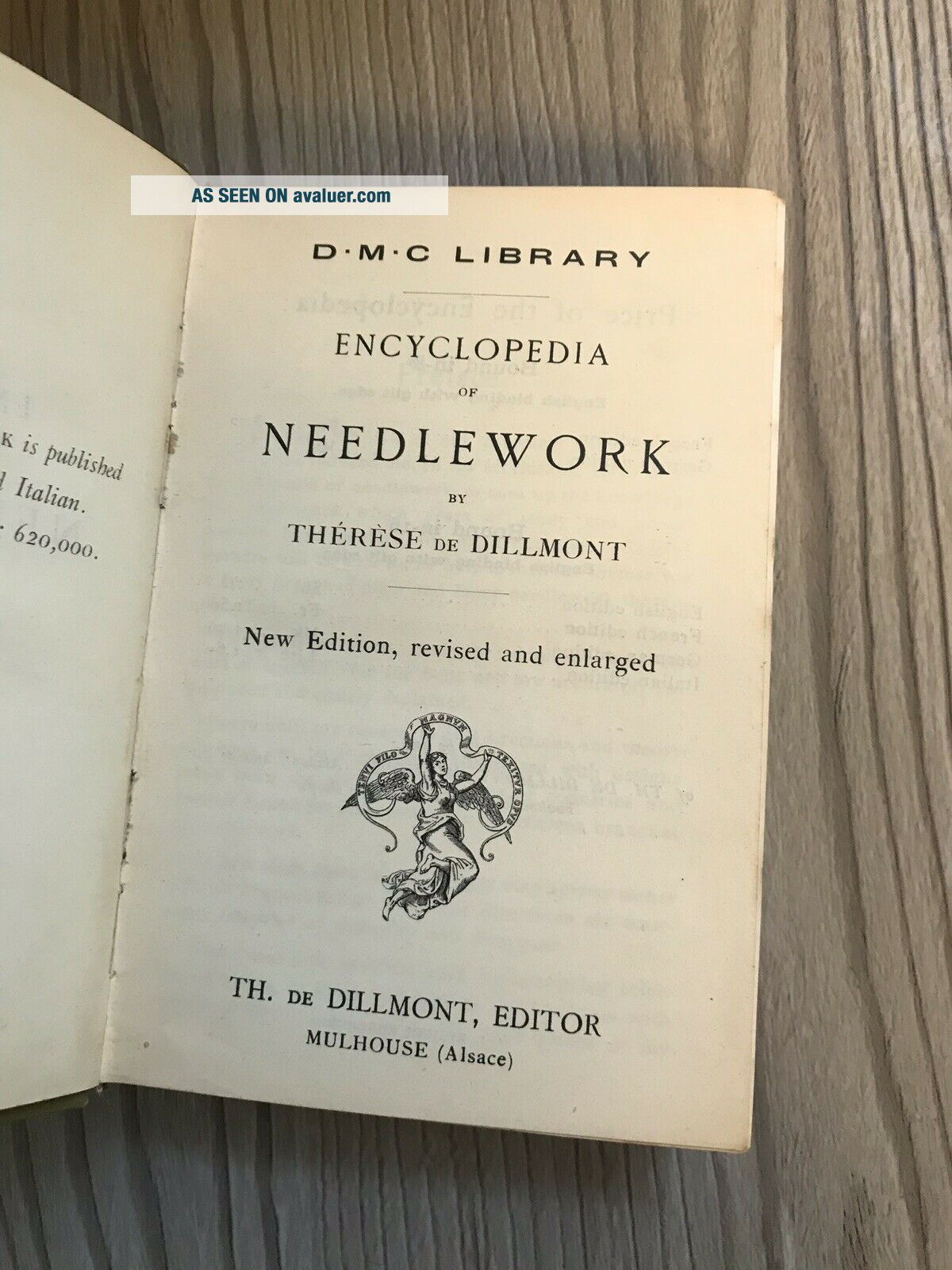 Antique Embroidery Book Dillmont ENCYCLOPEDIA OF NEEDLEWORK Sewing RARE ...