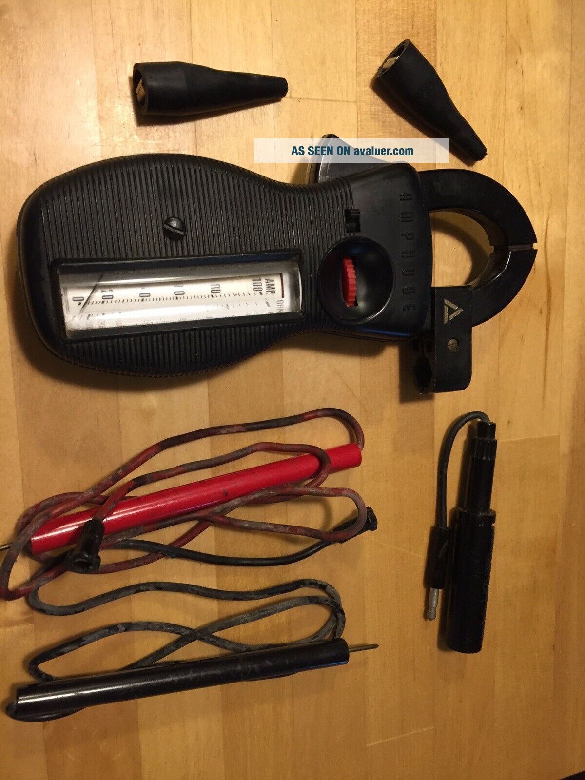 Vintage Amprobe Ultra RS - 3 Clamp Meter Volts Amps Ohms W/ Case And ...