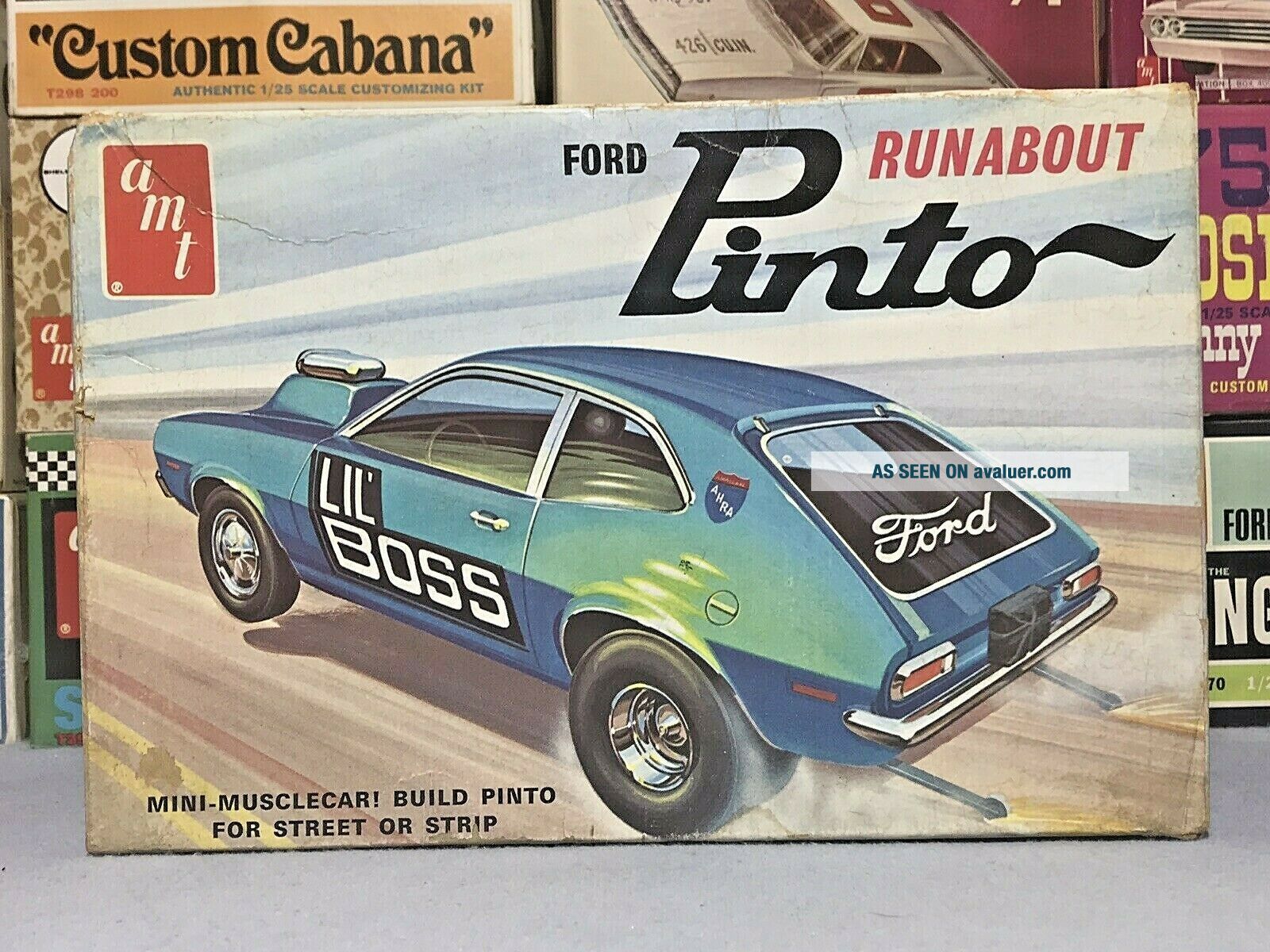 AMT 1972 FORD PINTO " RUNABOUT " ANNUAL T337 - 225 MPC 72 1/25 UNBUILT ...