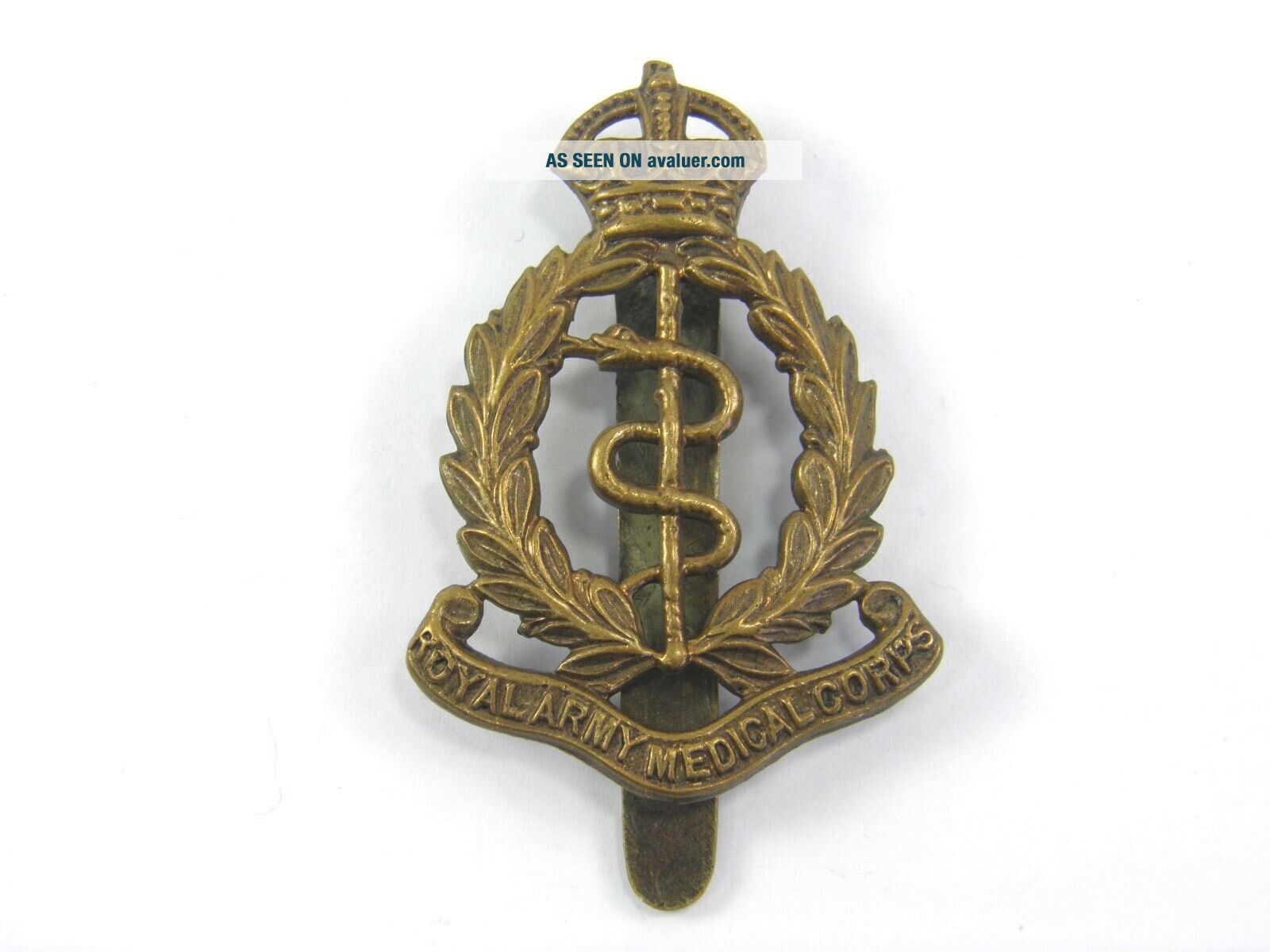 Antique Brass British Army Military Cap Badge Royal Army Medical Corps ...