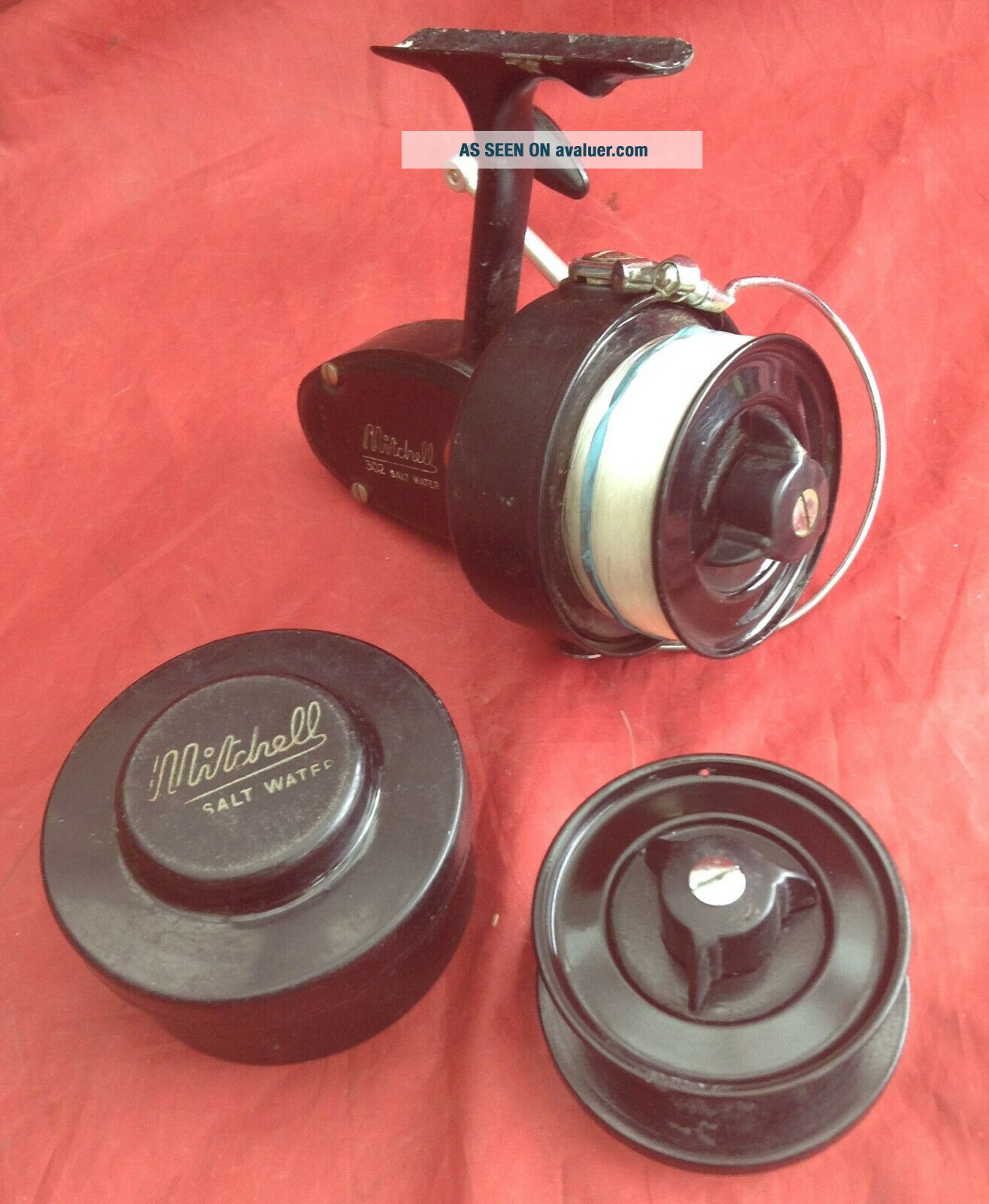 Vintage Garcia Mitchell 302 Salt Water Spinning Reel With Spare Spool ...