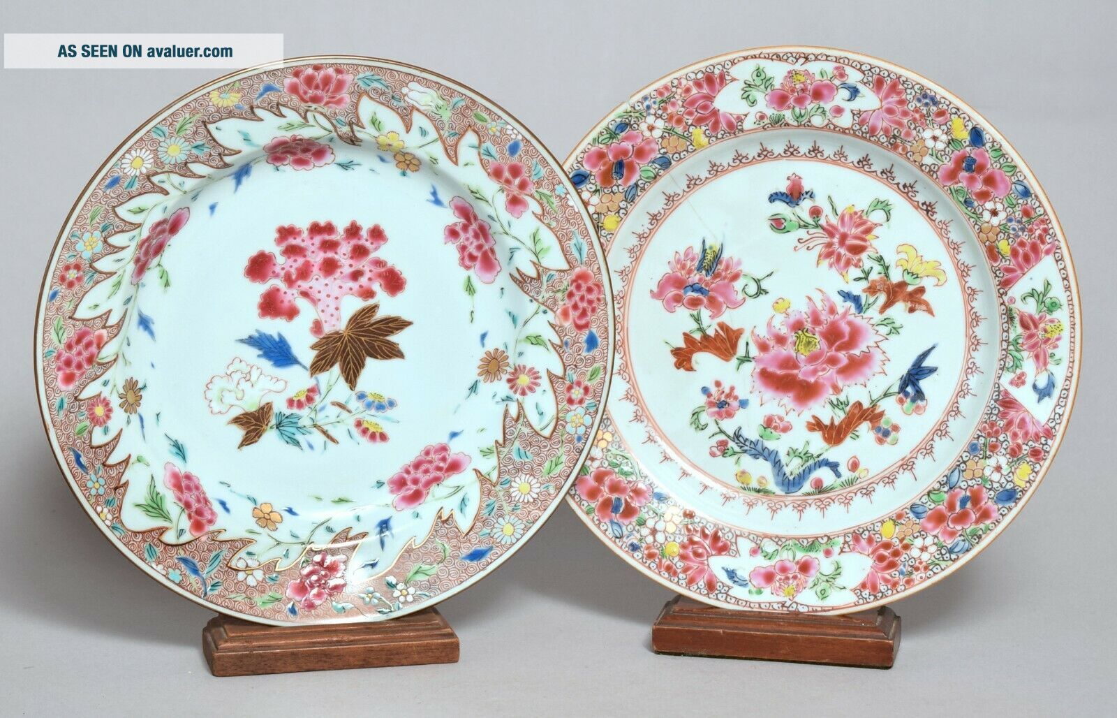 TWO GOOD ANTIQUE 18THC CHINESE PORCELAIN PLATES | #3776501