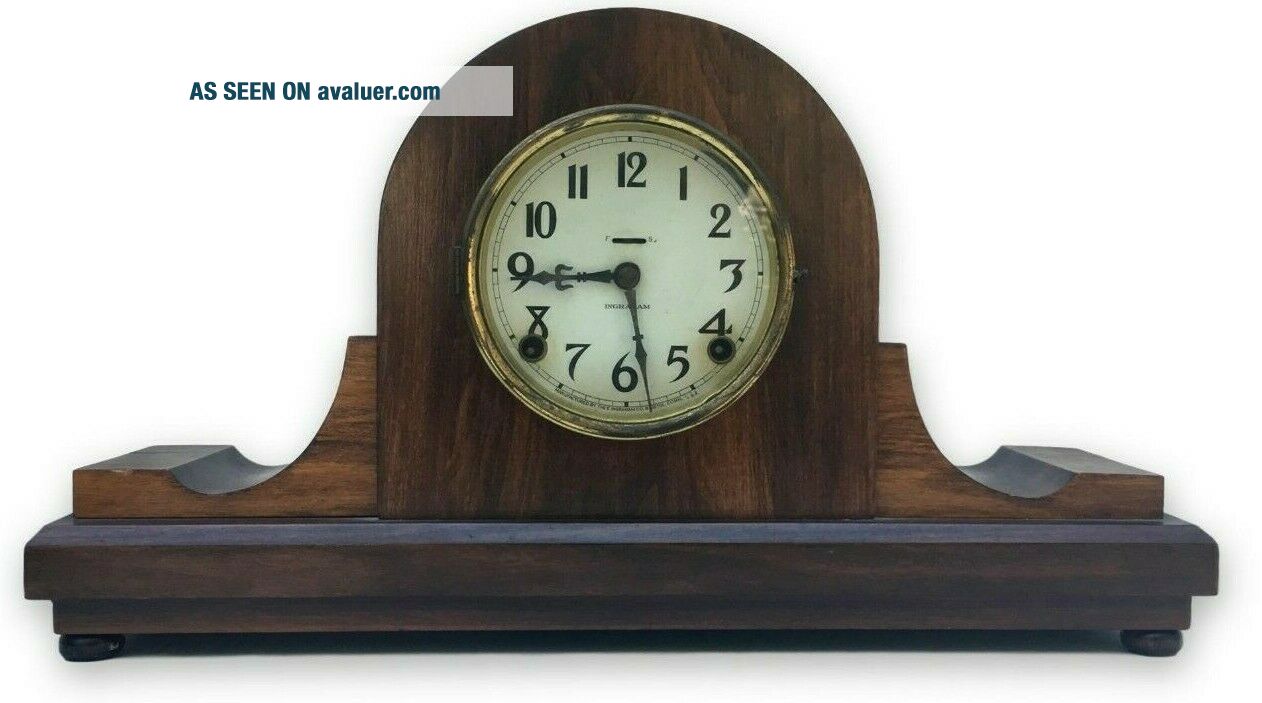 Antique Ingraham Tambour Mantle Clock - Parts Only | #3798865