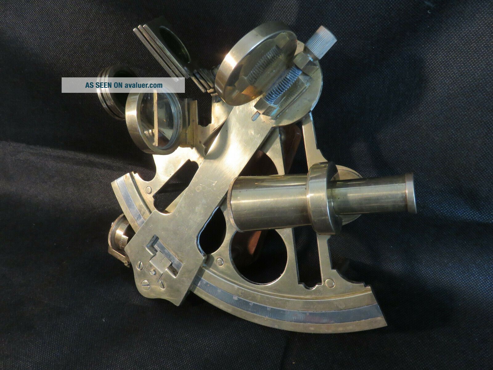 AUTHENTIC SEXTANT, BY ROSS OF LONDON, WAS ONCE INDISPENSABLE FOR A SEA ...