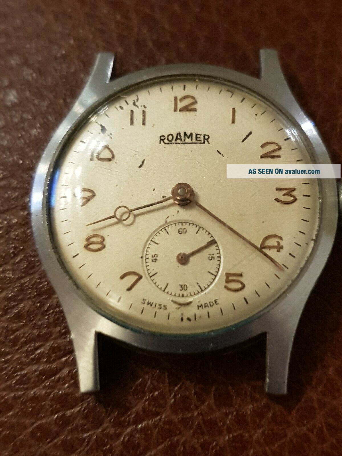 Roamer Watch Vintage Men ' S Watch In In GWO With Second Hand. | #3825436