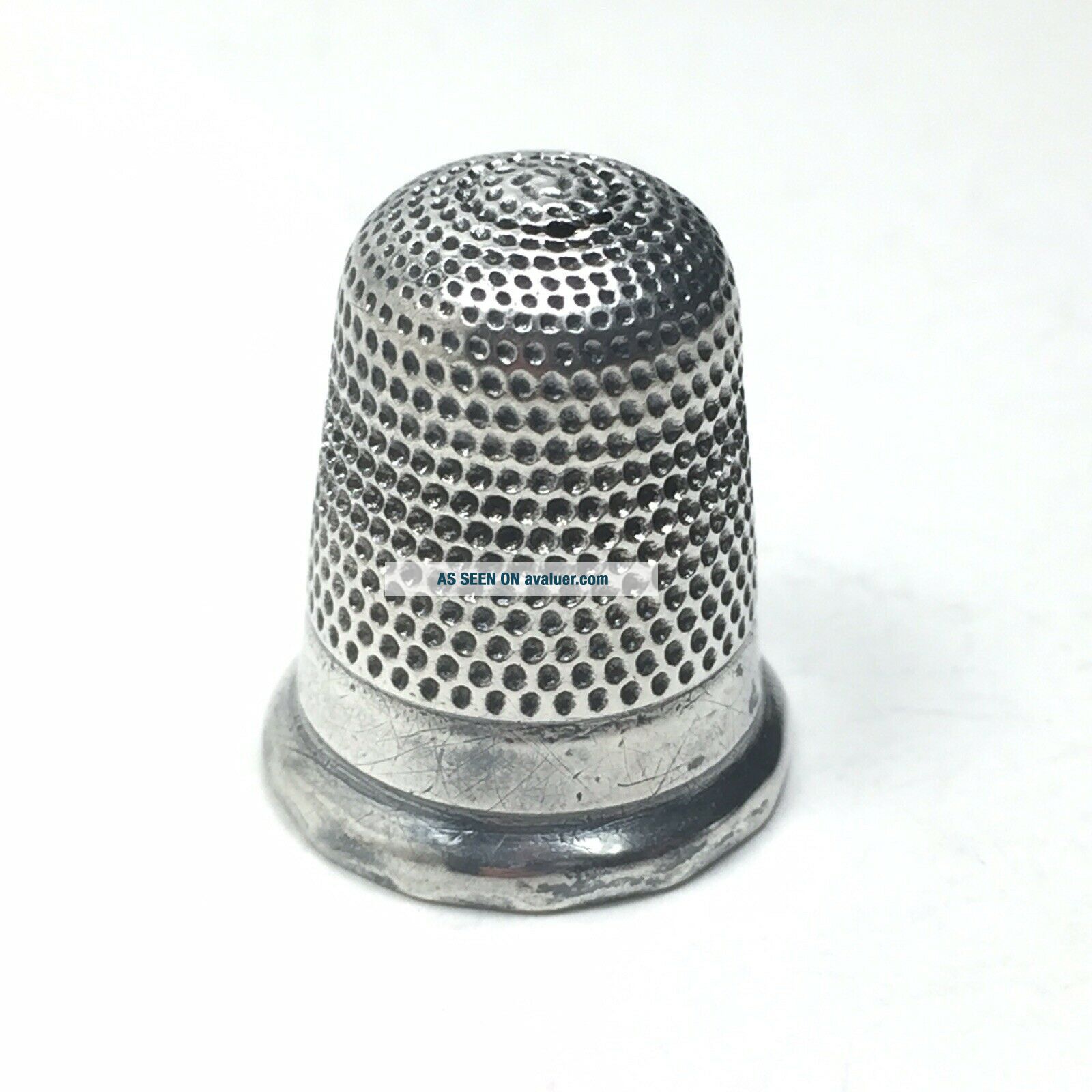 Antique 1894 Sterling Silver Thimble Hallmarked Joseph Moore Birmingham ...