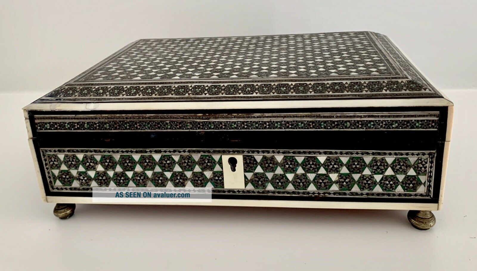 A Rare Anglo Indian Sadeli Jewelery Box | #3834654