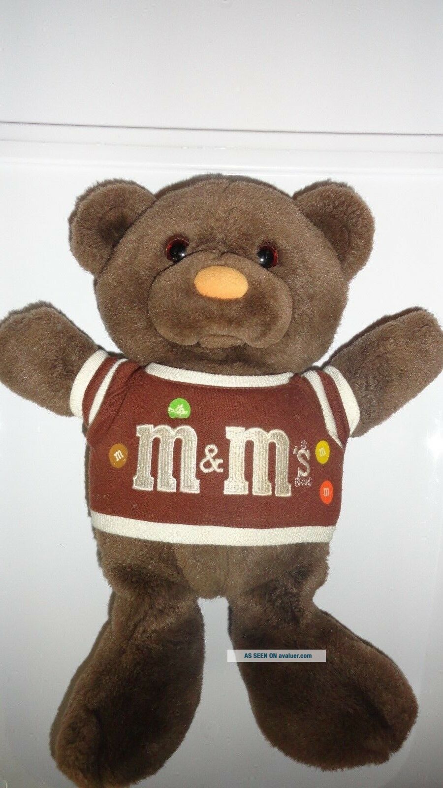 Vintage 80 ' S M&Ms Plush Teddy Bear 15 " Candy Hersheys | #3823868