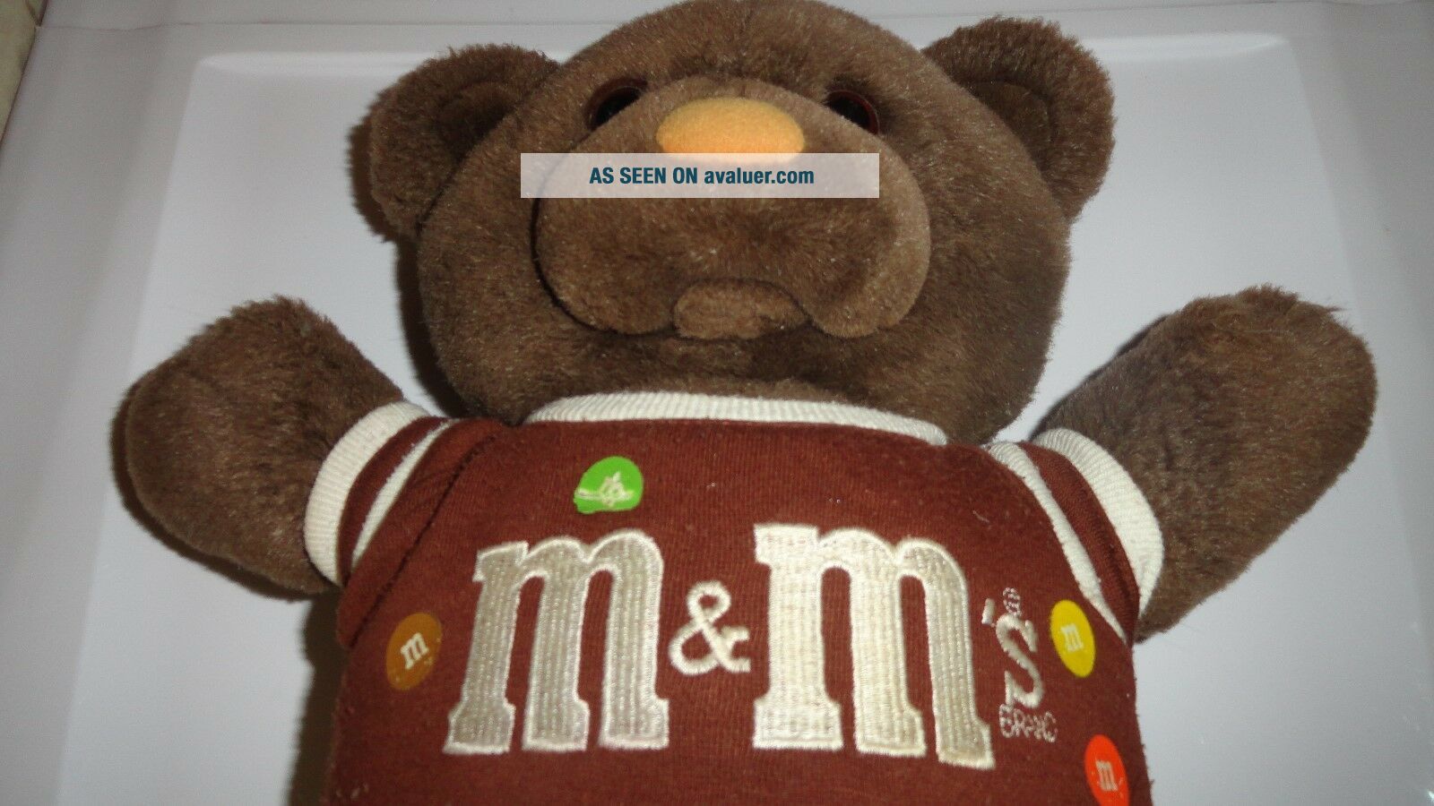 Vintage 80 ' S M&Ms Plush Teddy Bear 15 " Candy Hersheys | #3823868