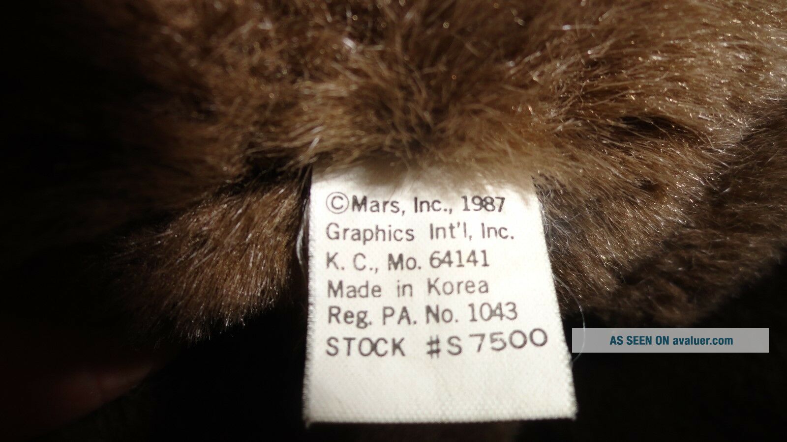 Vintage 80 ' S M&Ms Plush Teddy Bear 15 " Candy Hersheys | #3823868