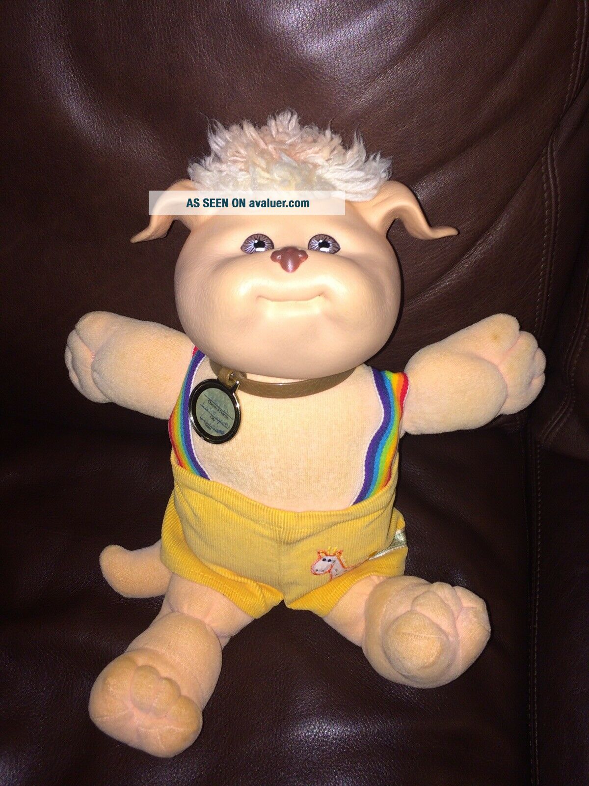 Vintage Cabbage Patch Kids Koosas Dog With Giraffe Applique | #3824189