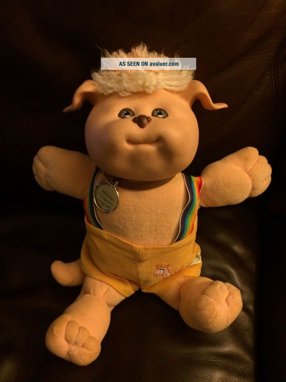 Vintage Cabbage Patch Kids Koosas Dog With Giraffe Applique | #3824189