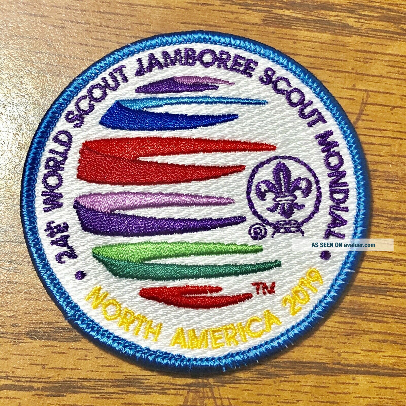 2019 World Scout Jamboree 24 Blue Border Patch Badge 1 Per CMT Adult ...