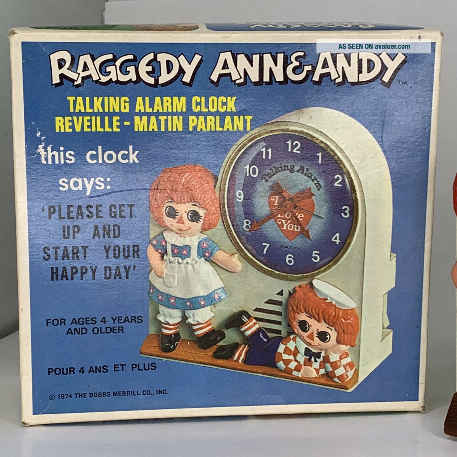 Raggedy Ann And Andy Talking Alarm Clock Not TLC Parts | #3862569