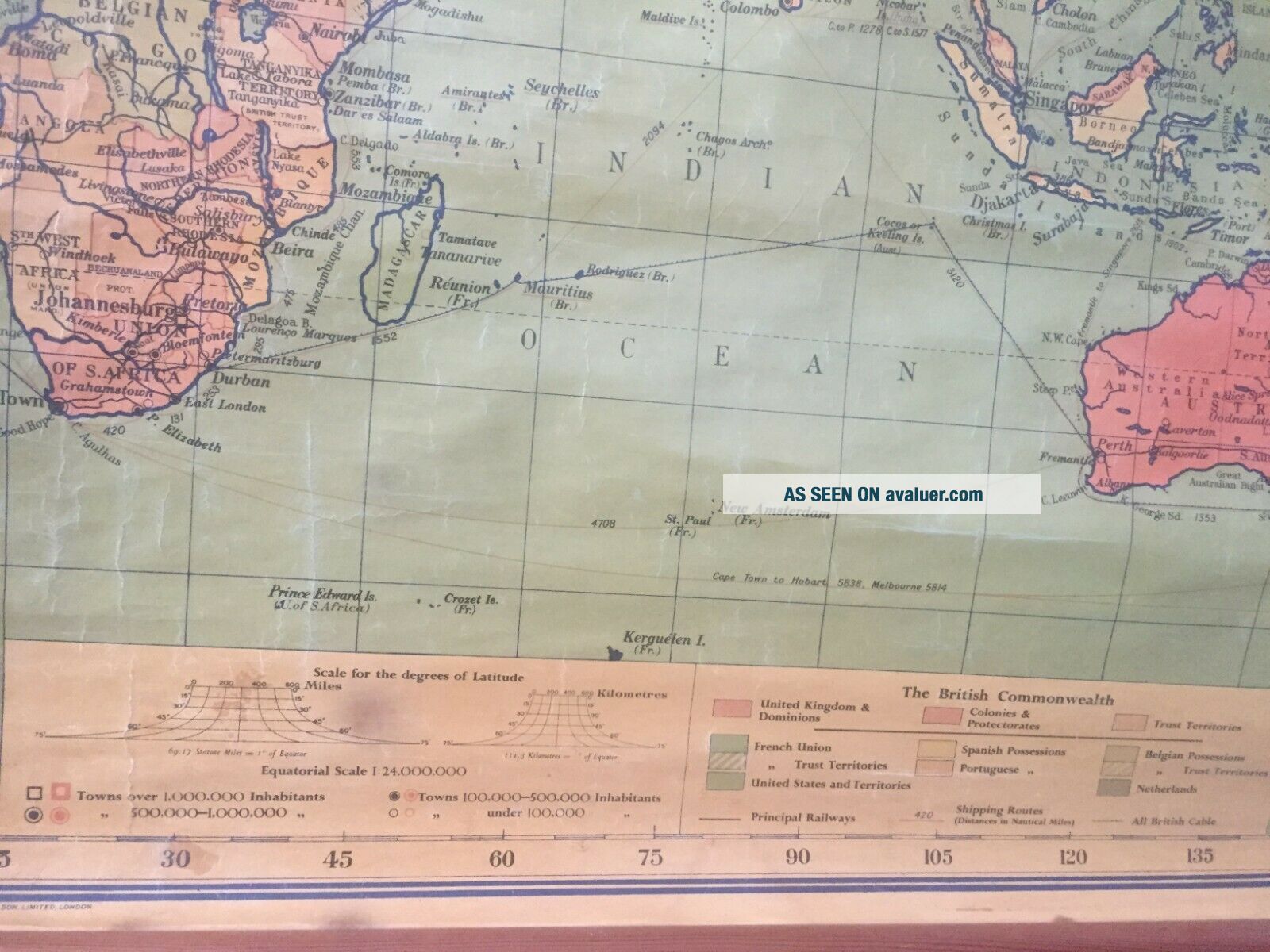 Philips School Room Map Of The World | #3862735