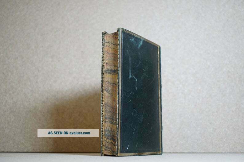 Cowper ' S Poems By William Cowper, 1818 Antique Leather Poetry Book ...