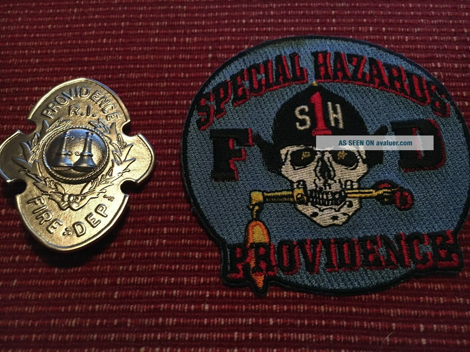 Special Hazards Unit Providence Rhode Island Fire Dept. Shoulder Patch ...