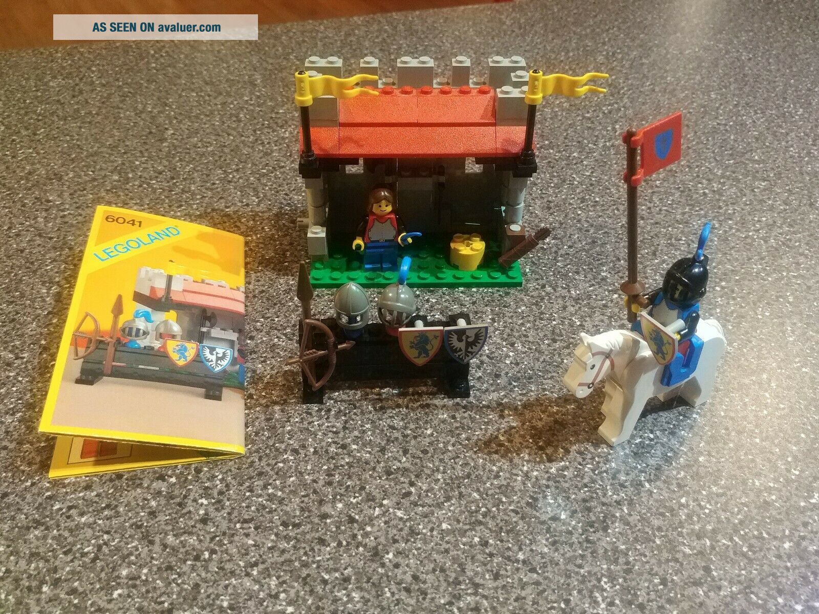 Lego 6041 Vintage Castle Lego Armor Shop Complete With Instructions ...