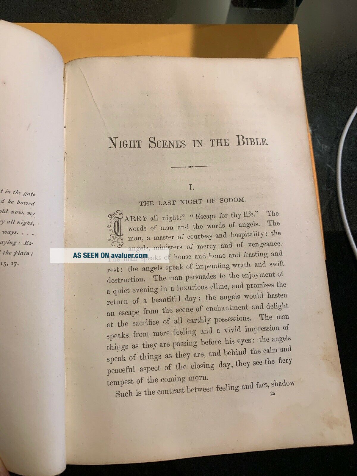 1869 Night Scenes In The Bible. REV. DANIEL MARCH. Antique Book ...