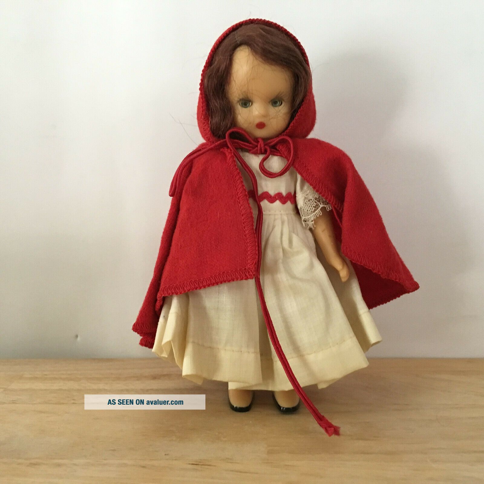 Nancy Ann Storybook Vintage Doll Little Red Riding Hood 5 3/4 " Tall ...