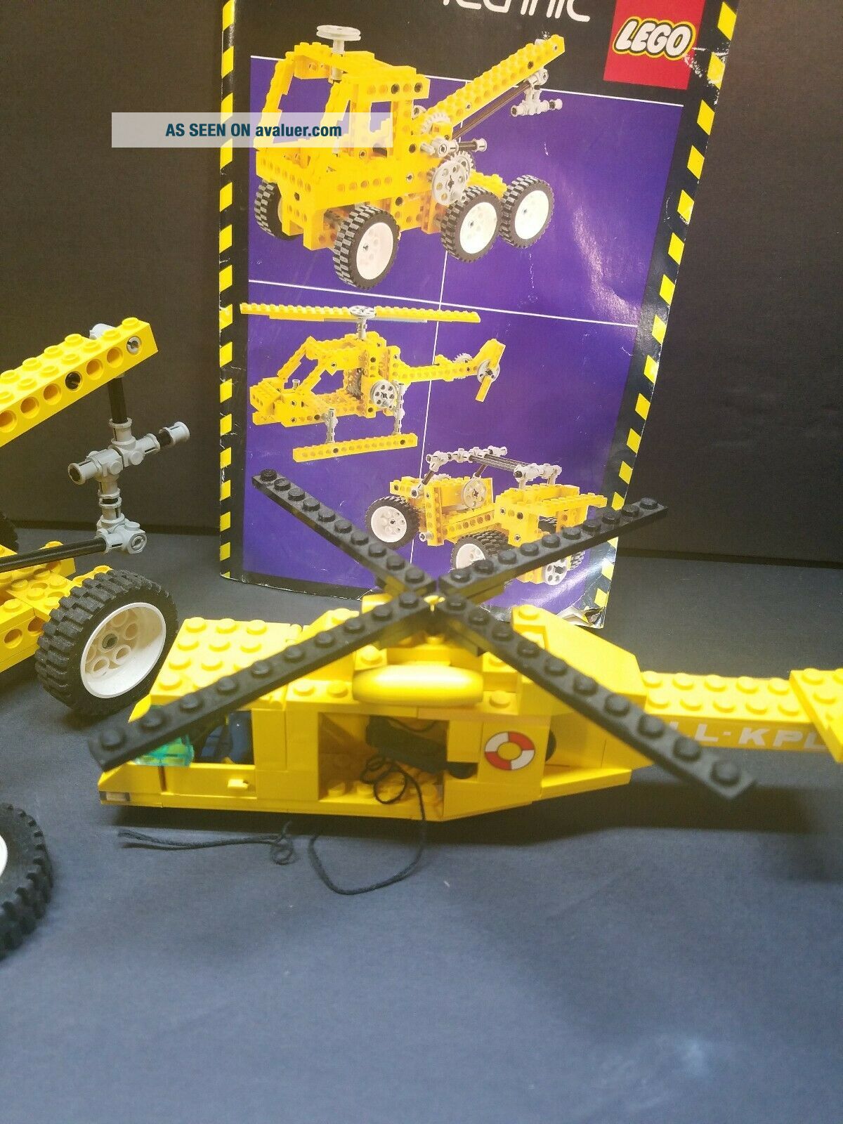 Vintage LEGO Technic 8034 Set With Book Incomplete Set 1991 | #3910387