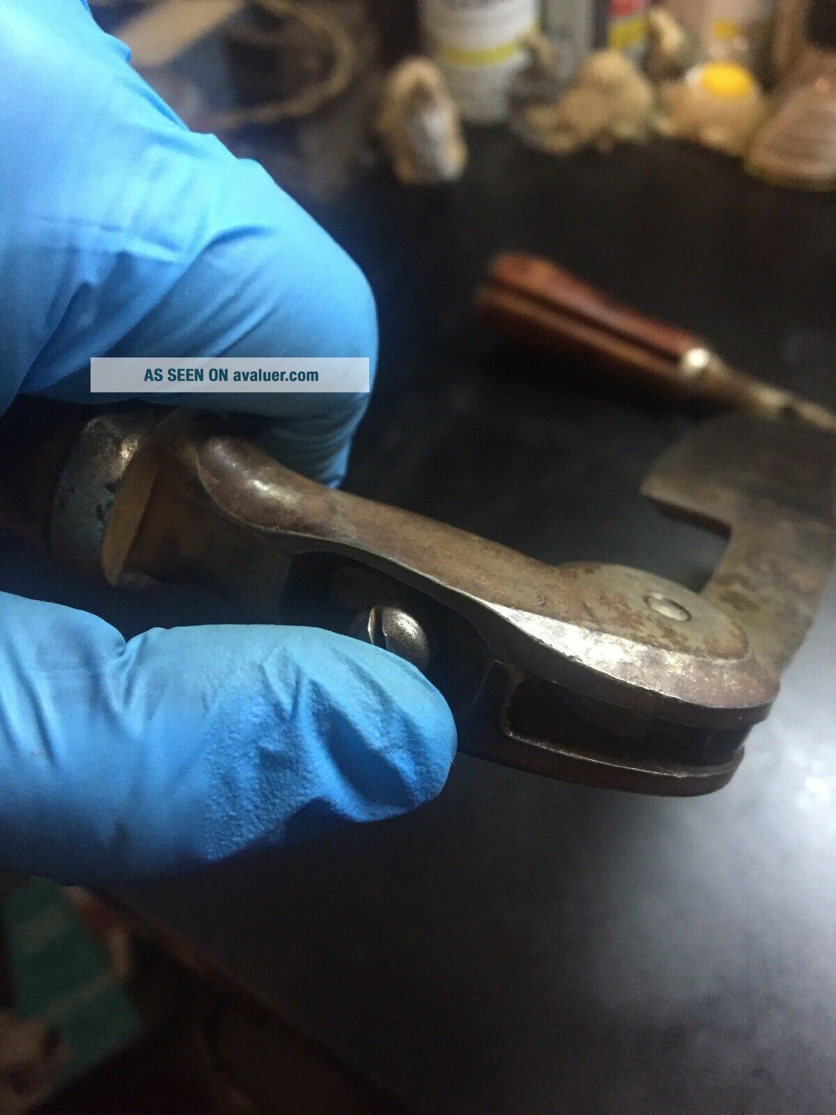 Antique Folding Draw Knife Blade 8” | #3960337