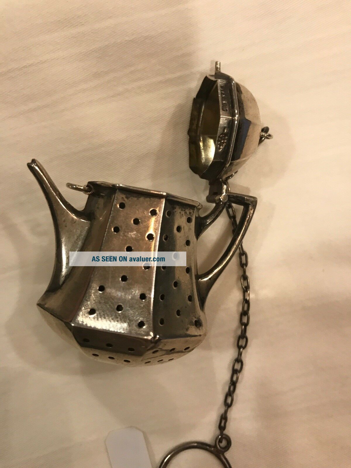 Vintage Webster Sterling Silver Tea Infuser Tea Ball Strainer | #3902267