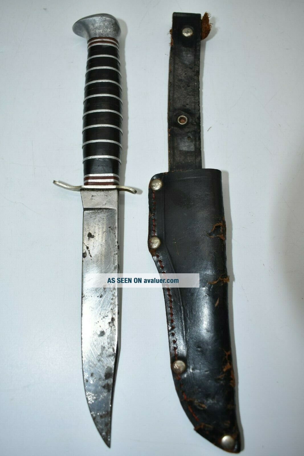 Vintage German Germany Extra Hollow Ground Solingen Boot Hunting Knife ...
