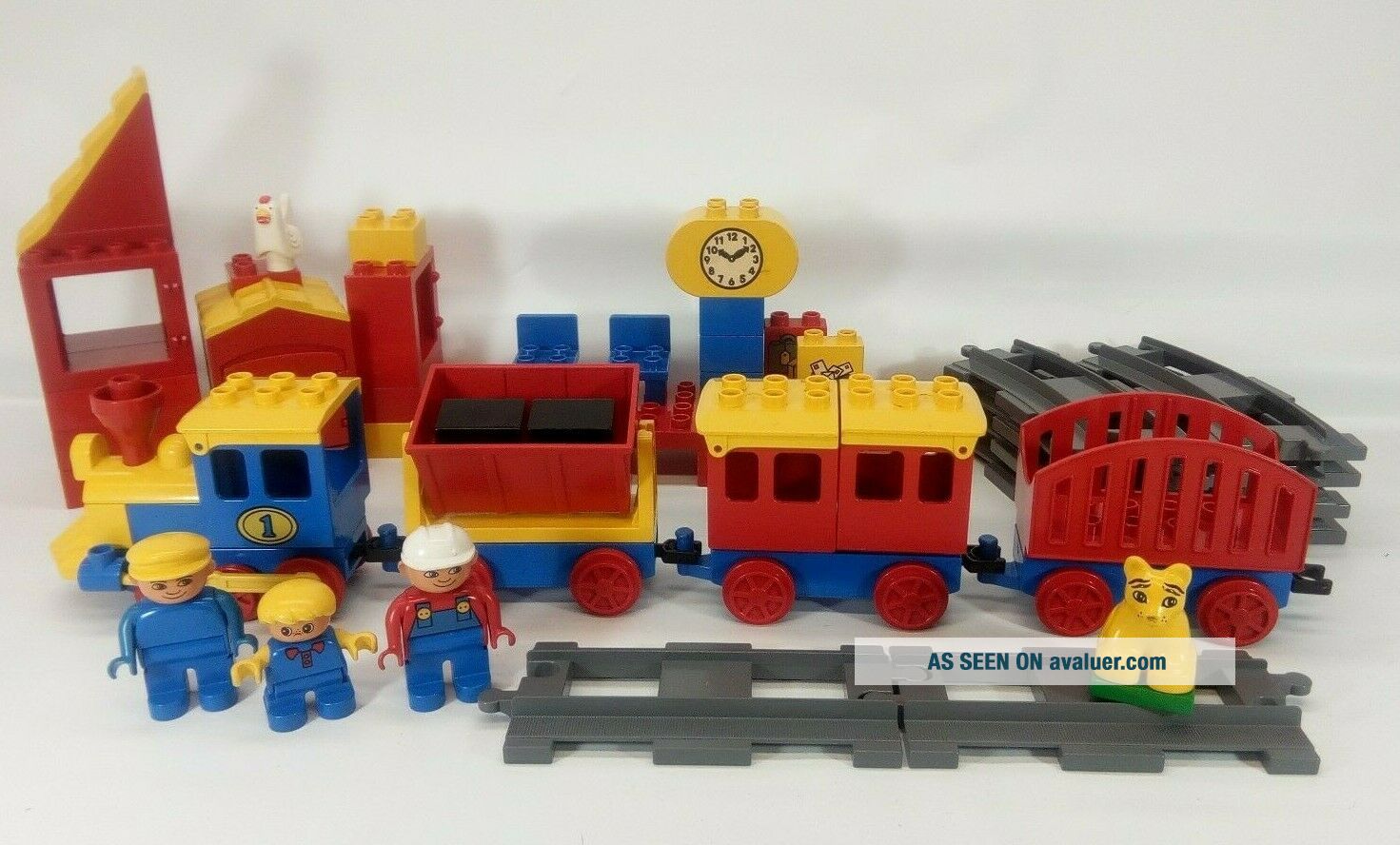 Lego Duplo Vintage Express Train Track / Railway Set 2701 EXTRA Mini ...