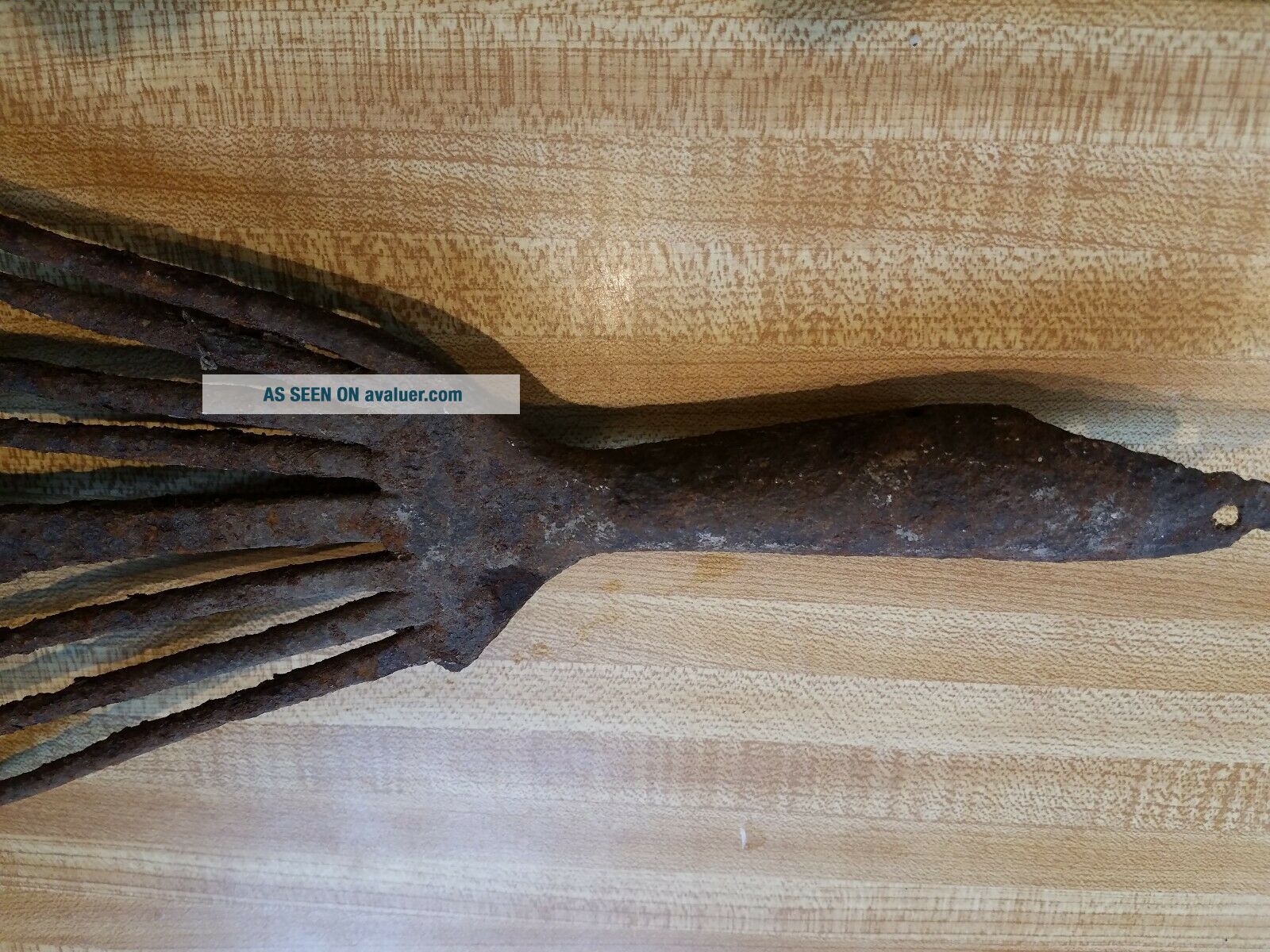 VINTAGE ANTIQUE EEL SPEAR / FISH HARPOON DECORATION | #3956182