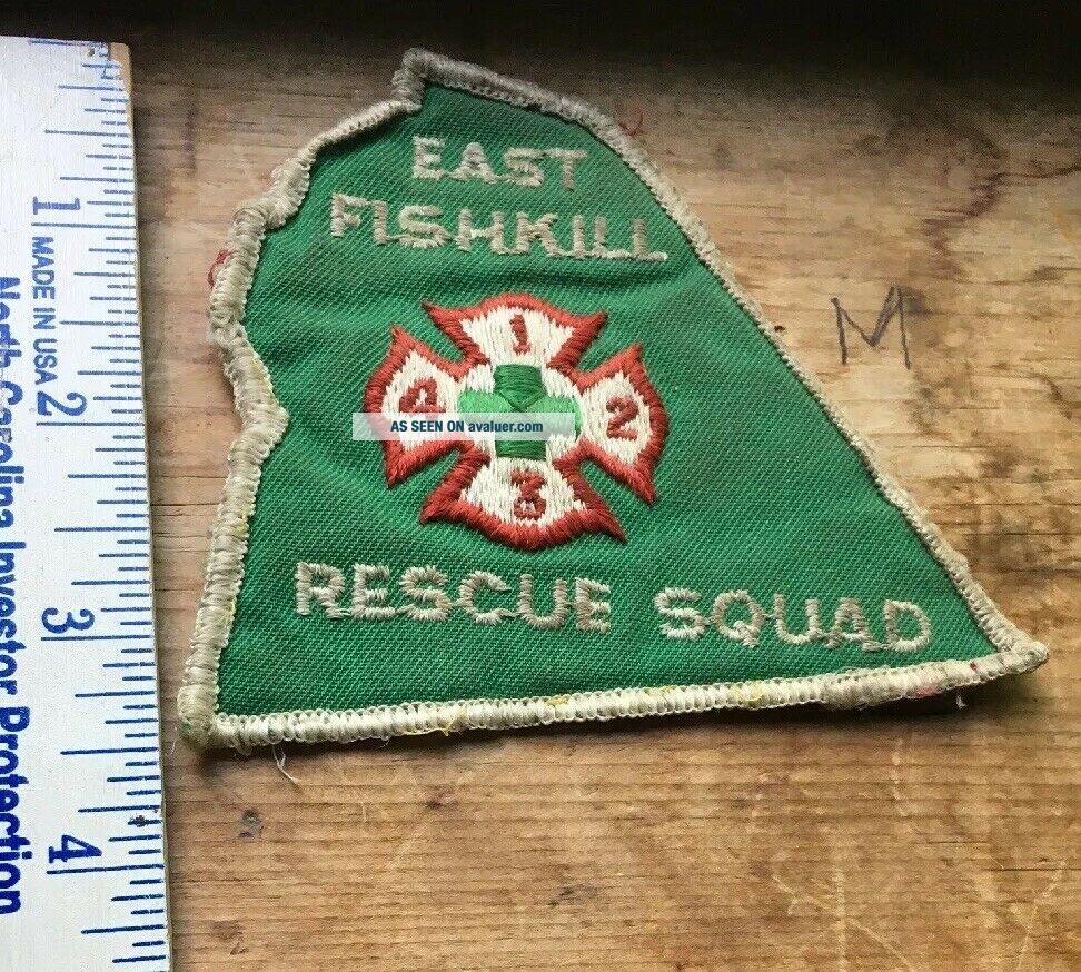 OLD VINTAGE FIRE DEPT East Fishkill York Fire Rescue Squad Patch ...