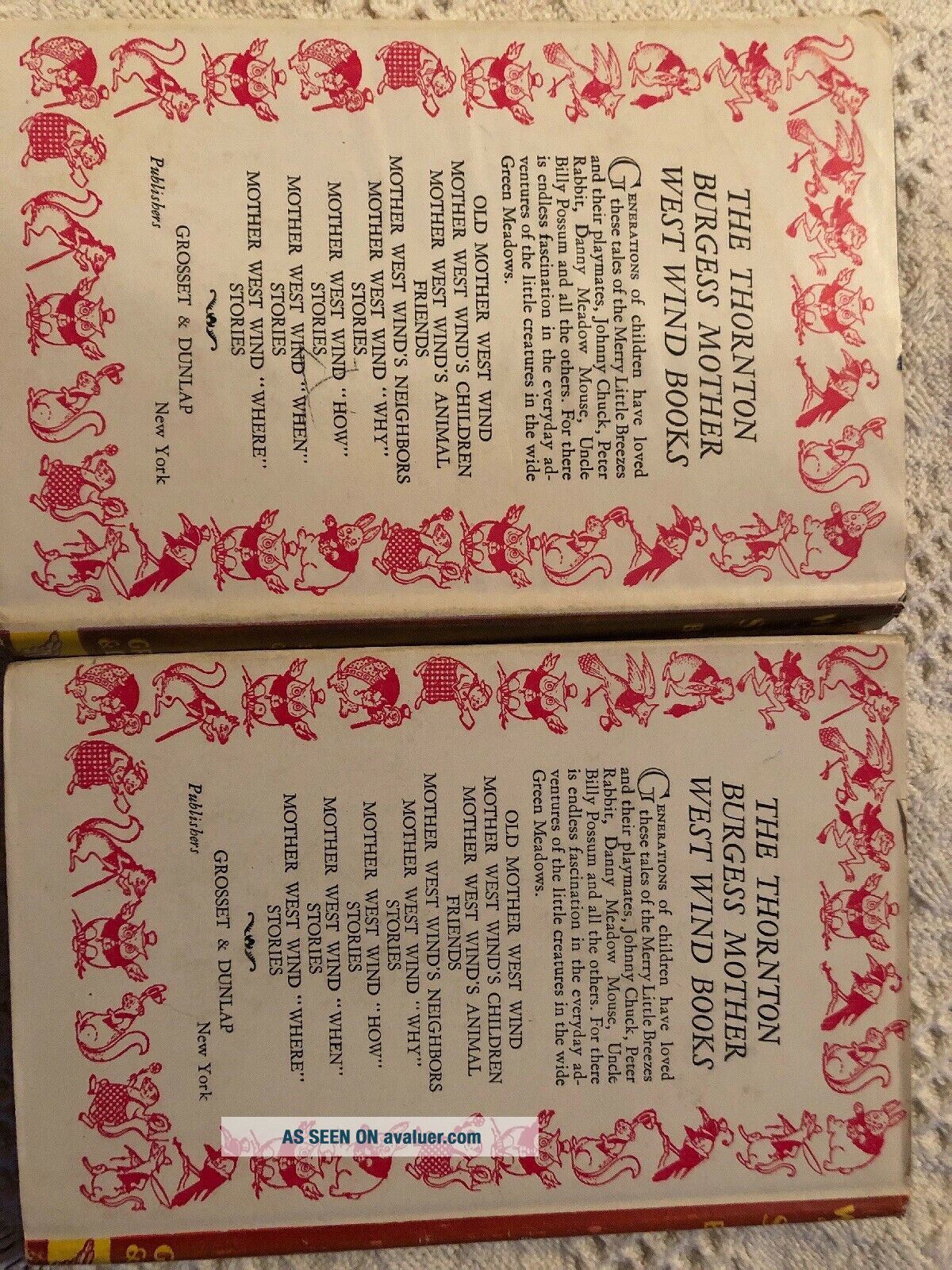 Antique Mother West Wind Stories Books Why & How 1915 & 1916 Thornton ...