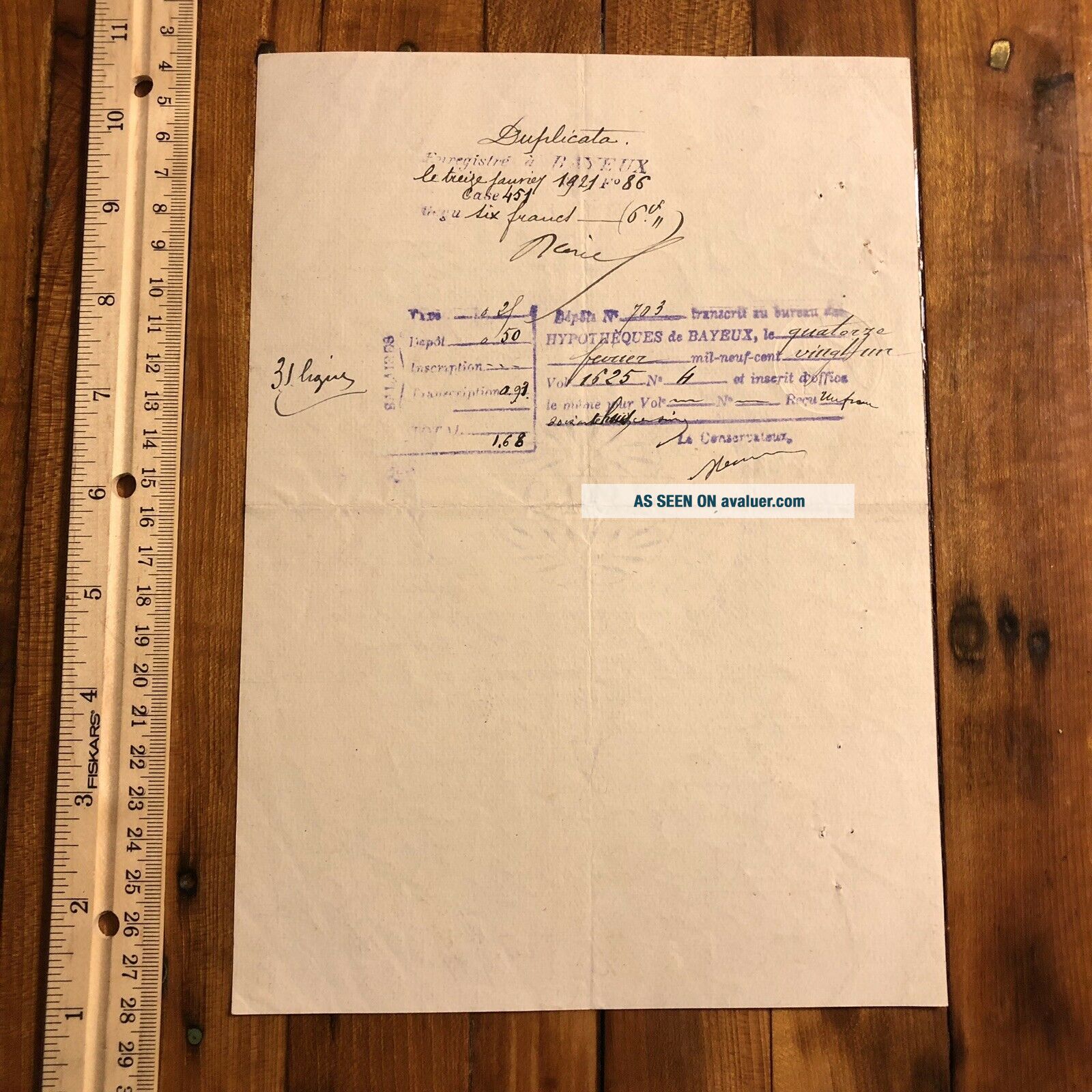 Authentic French Document From 1800’s Legal Work Paper Handwritten ...