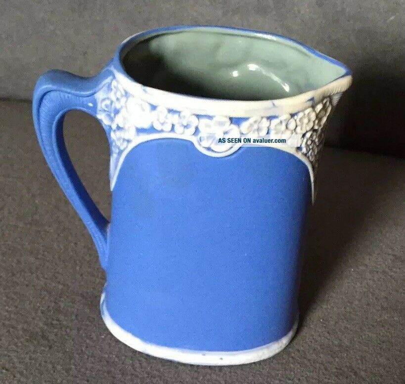 Antique Rosie O ' Neill Kewpie Doll Pitcher Blue Bisque Makers Mark ...