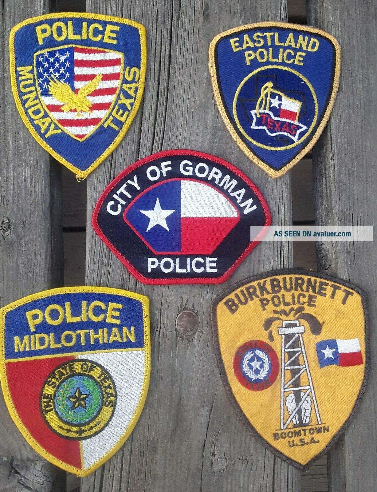 Texas Police Patch Set | #3944403