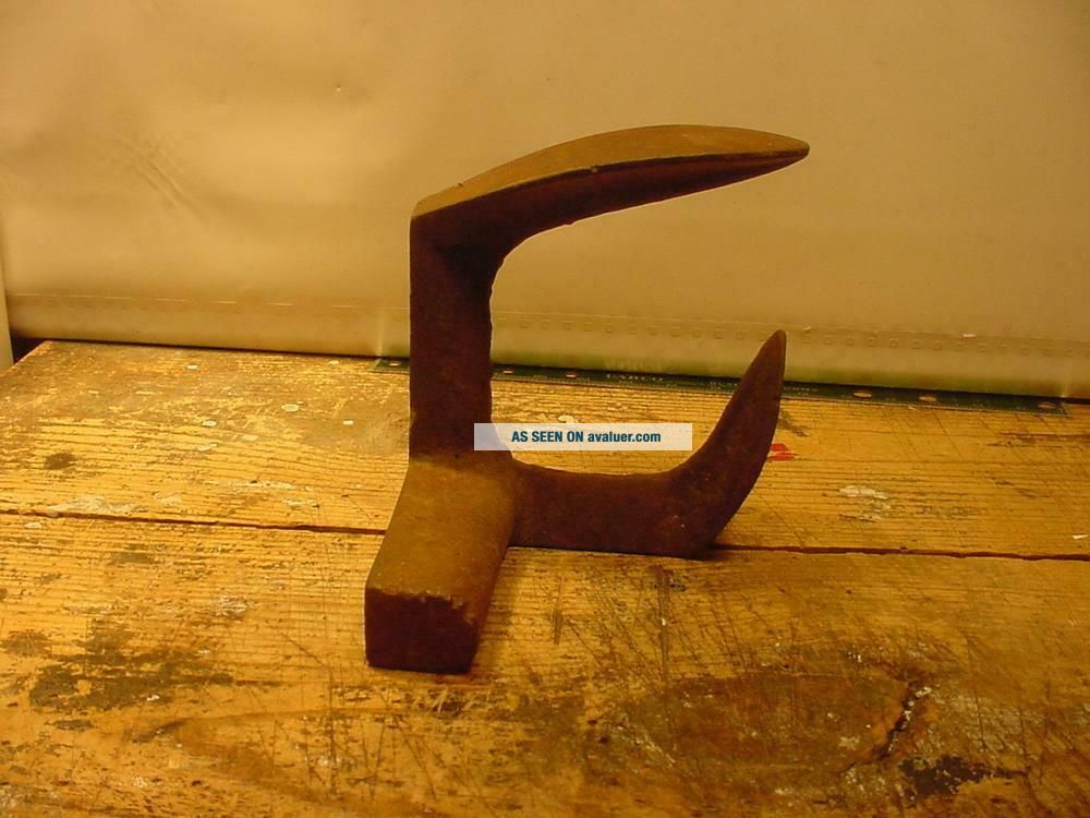 Antique Cast Iron Cobler Shoemaker ' S Shoe Anvil Last | #3998435