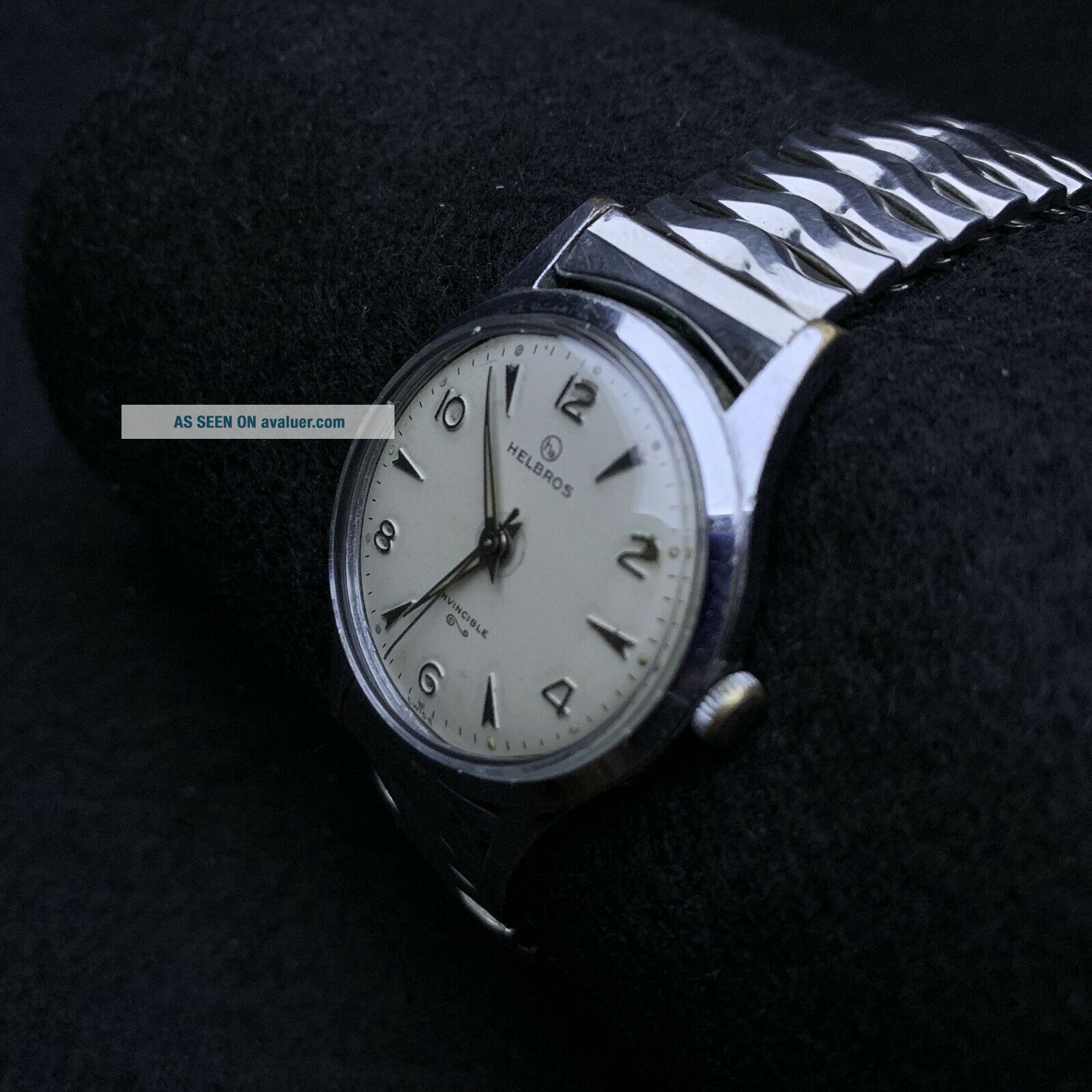Vintage Helbros Swiss Mechanical Mid Century Watch With Stretch ...